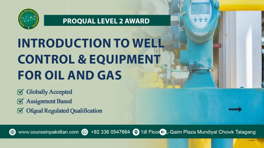 ProQual Level 2 Award in Introduction to Well Control and Equipment for ...