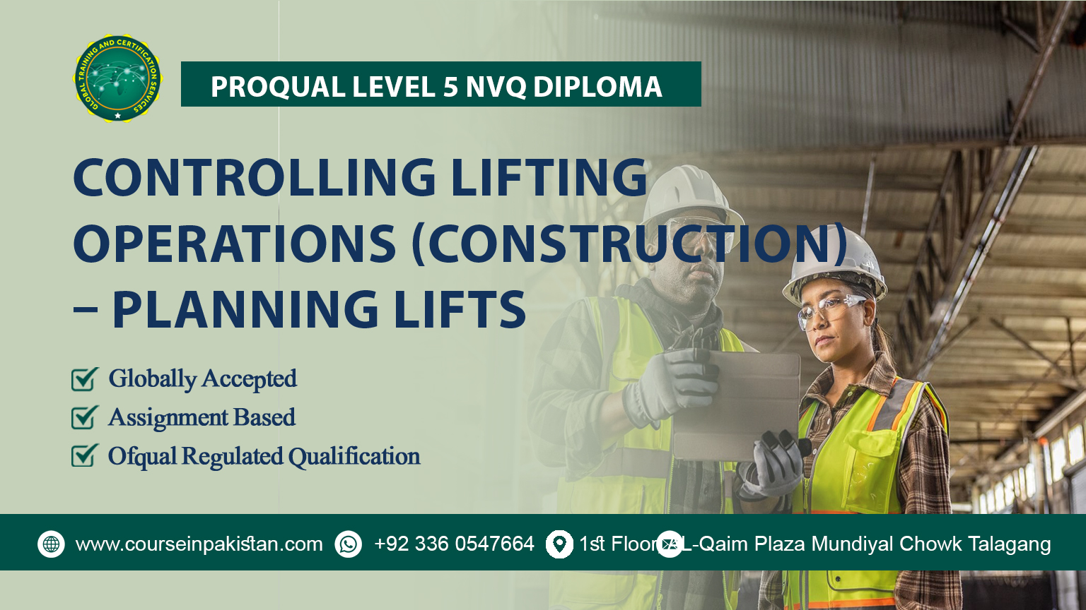 ProQual Level 5 NVQ Diploma in Controlling Lifting Operations ...